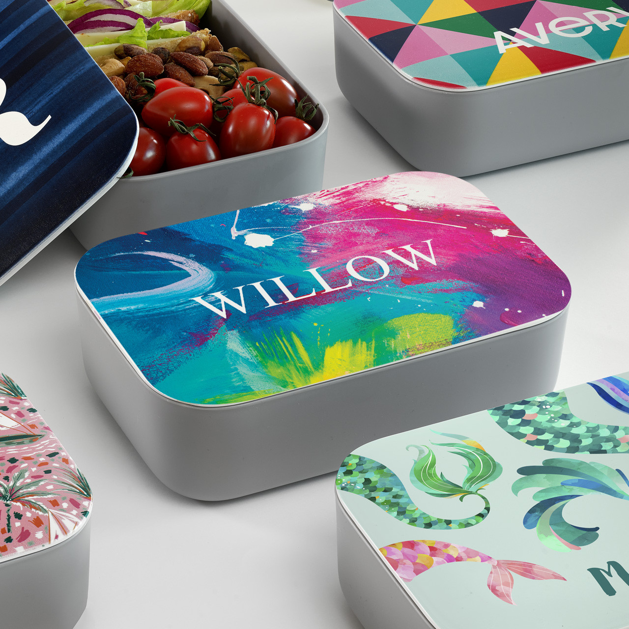 Abstract Paint RPET Lunch Box - Personalized - Charleston Wrap