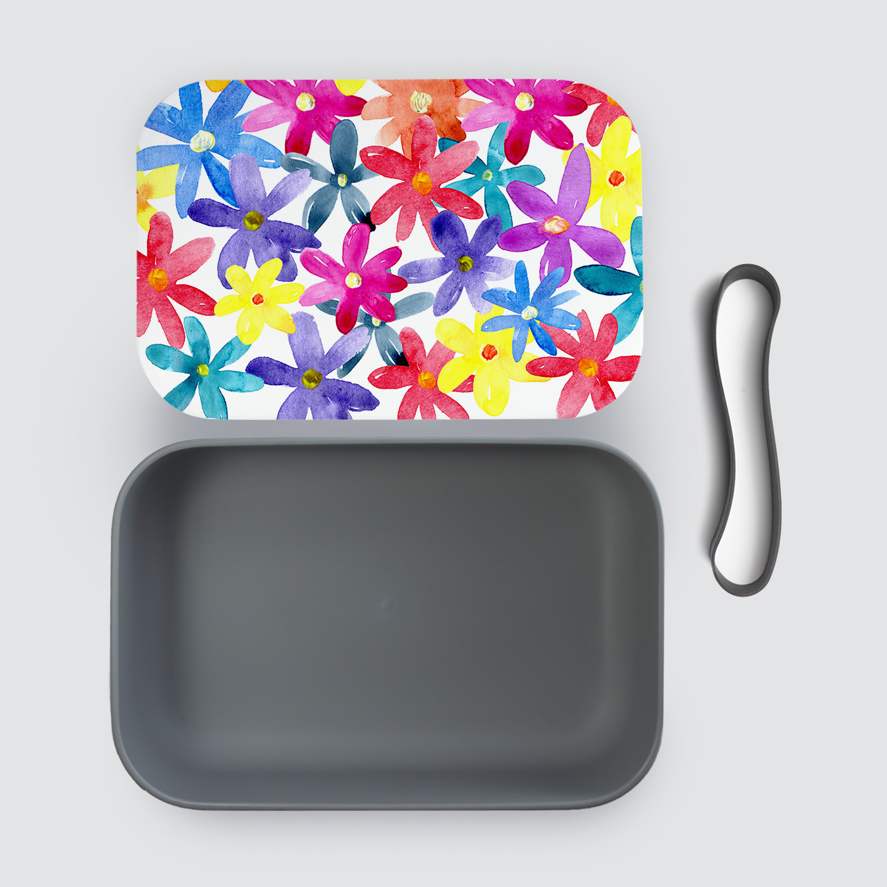 Watercolor Flowers Lunch Box - Charleston Wrap