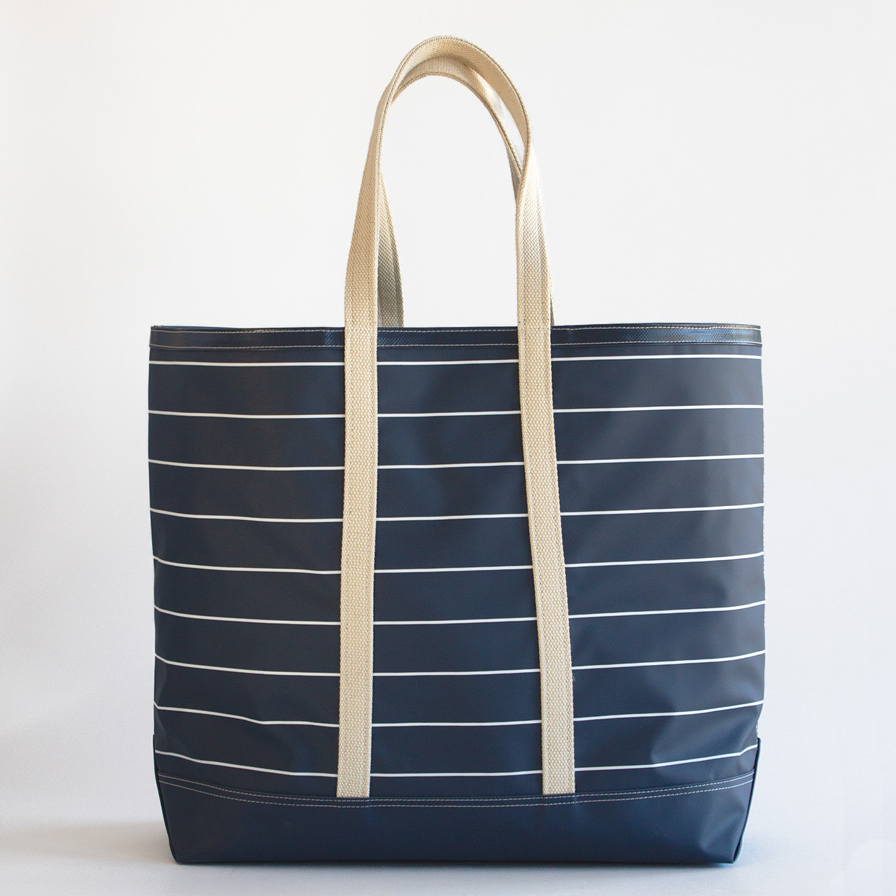 Stono Large Essentials Tote - Navy/White - Charleston Wrap