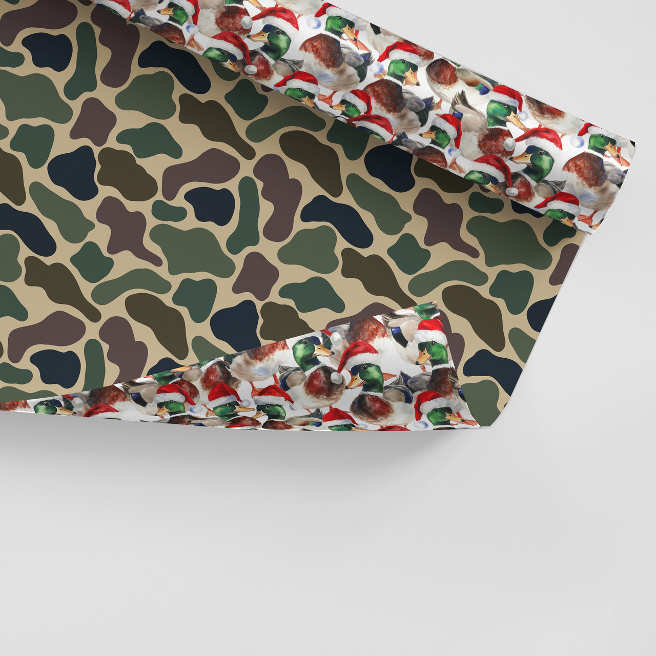 Christmas Mallards & Camo Roll Wrap - Charleston Wrap