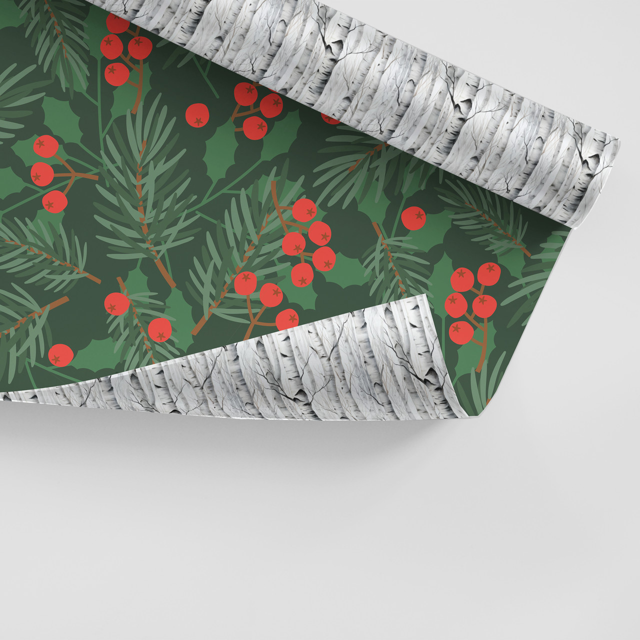 Winter Woods & Botanicals Roll Wrap - Charleston Wrap