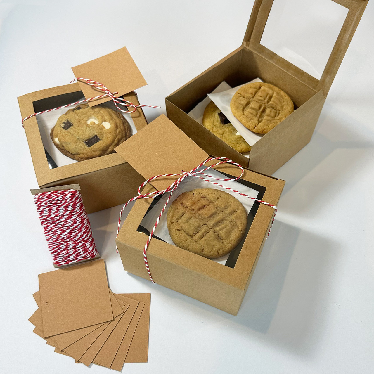 Kraft Treat Boxes - Charleston Wrap