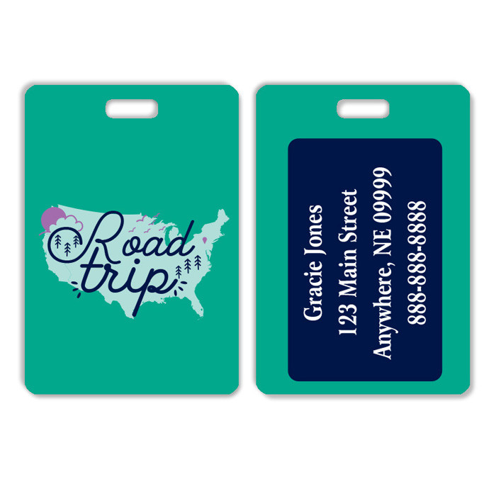 Road Trip Luggage Tag - Charleston Wrap