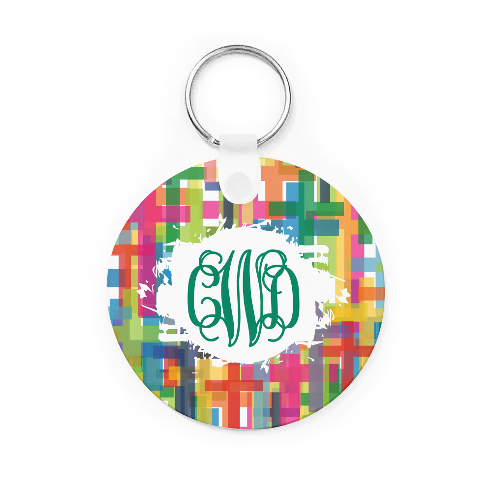 Layered Crosses Key Chain - Charleston Wrap