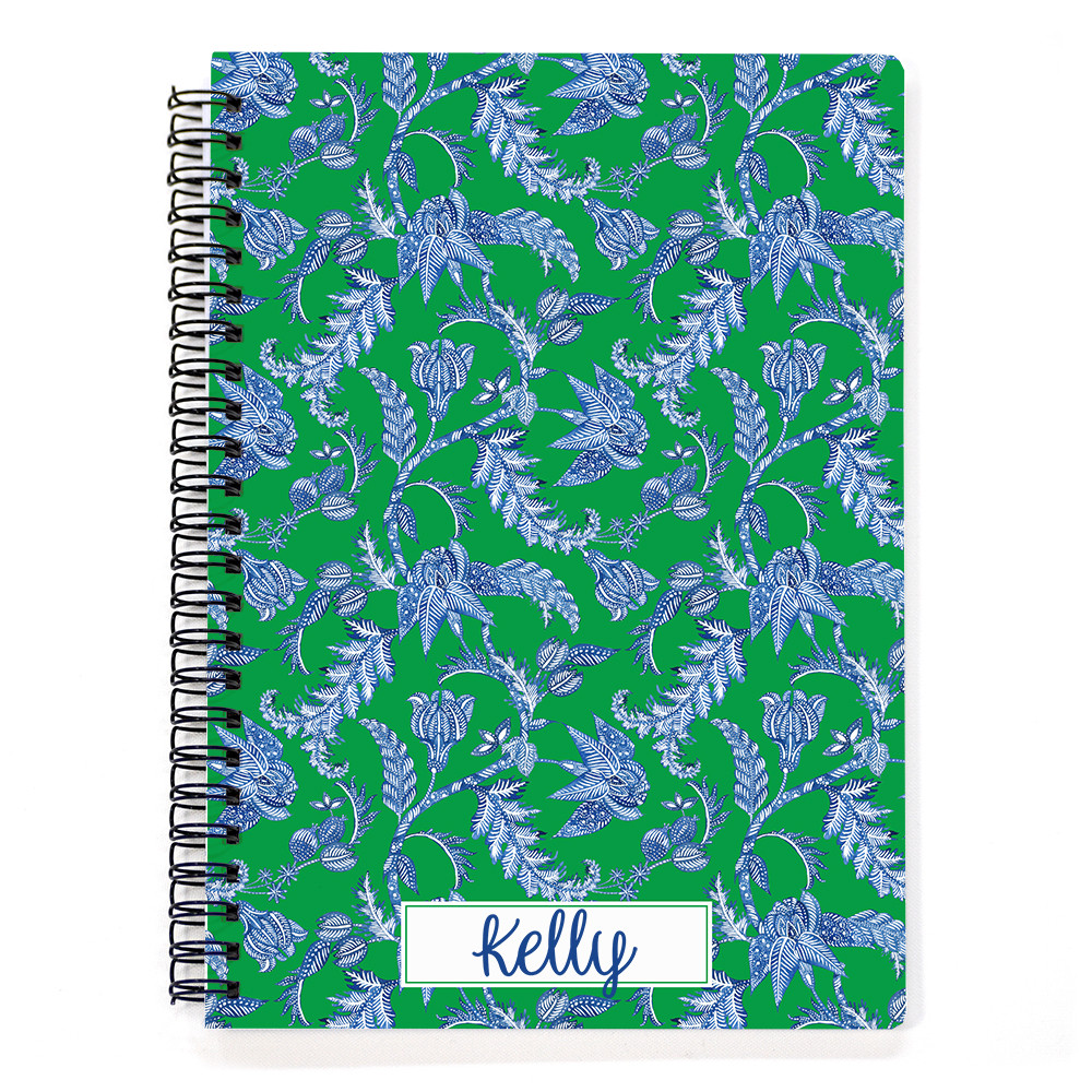 Batik Spiral Notebook - Charleston Wrap