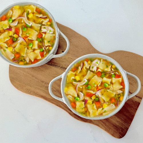 Embossed Stoneware Soup Bowls - Bel Piatto - Charleston Wrap