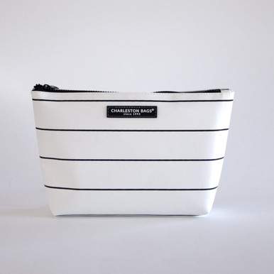 Zippy Pouch - White/Black - NEW - Charleston Wrap