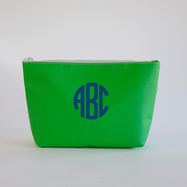 Zippy Pouch - Limey - Monogrammed - NEW - Charleston Wrap