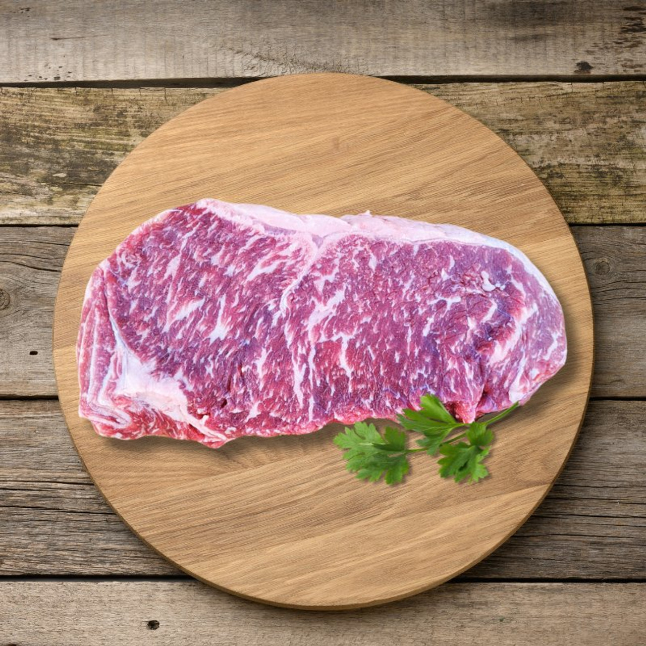 Wagyu New York Strip Steak Malloy Farms