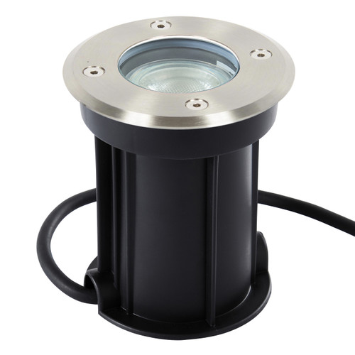 Zink SCOUT Outdoor Surface Mounted Ground Light (150mm) Black | SimplyLED