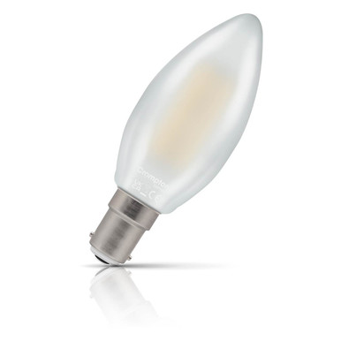 Crompton LED Candle B15 4.2W 40W Eqv Dim 2700K Pearl | SimplyLED