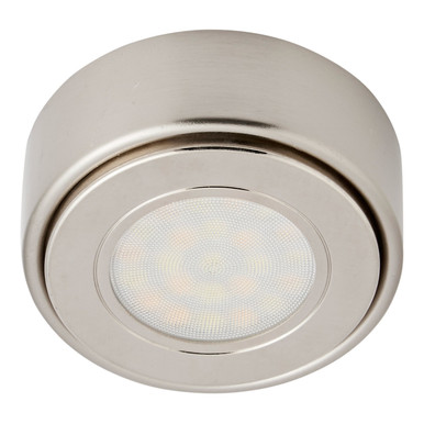 Culina Ellen LED Round Under Cabinet Light 1.5W Tri-Colour CCT Nickel ...