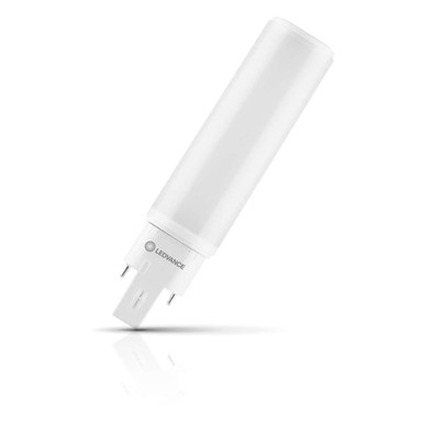 Ledvance LED DULUX® D/E18 PLC-E 7W HF & AC Mains 4000K Push Fit Frosted ...