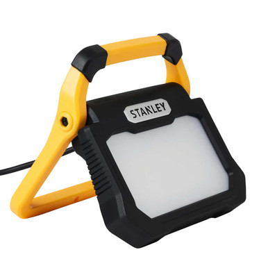 Stanley 40W LED Mains Worklight in Black & Yellow | SimplyLED