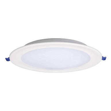 Opus LED Slimline Downlight 9W 6000K Round Panel Opal Lights White ...