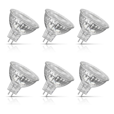 Crompton LED MR16 Spotlight GU5.3 3.6W 12V 3000K 6-Pk | SimplyLED