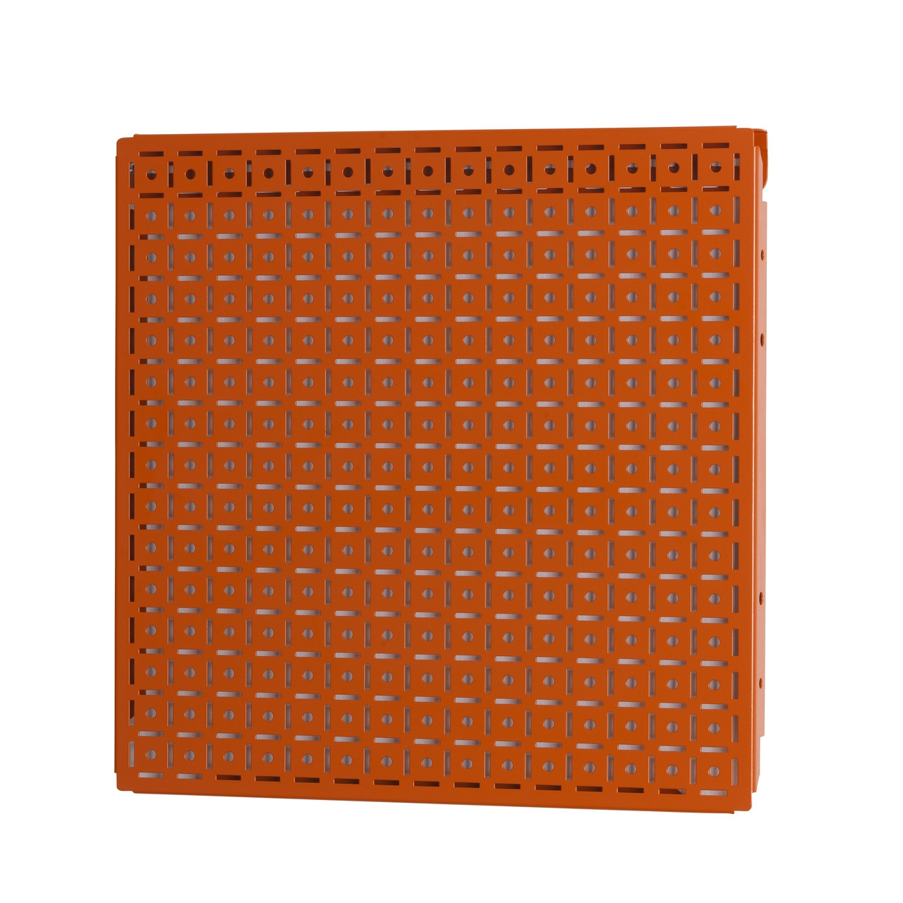 Metal Pegboard Panel 16x16 - OmniWall, Durable Steel, Orange