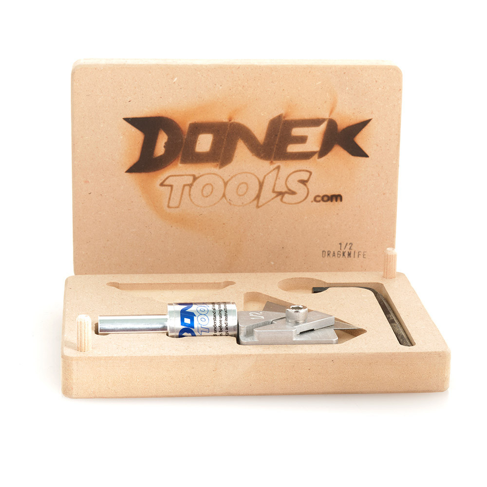 Drag Knife 1/2" SHK - Donek Tools D1/2 for Dense Materials Cut