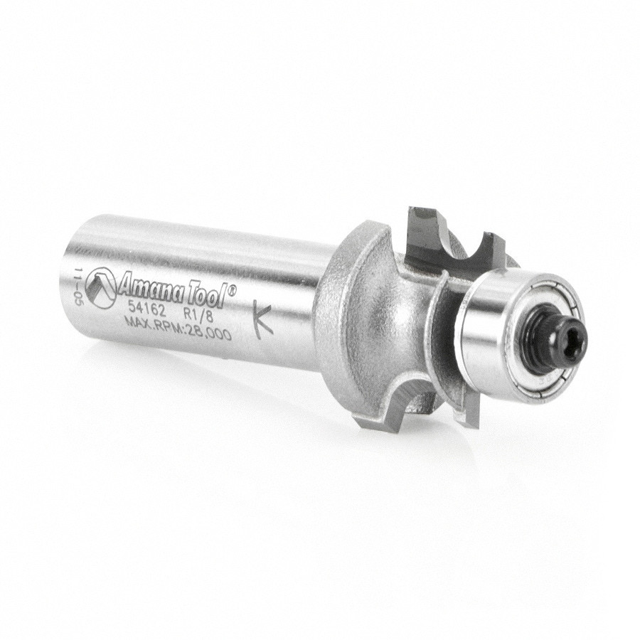 Corner Round Router Bit 1/8 R, Amana Tool 54162, Carbide Tipped