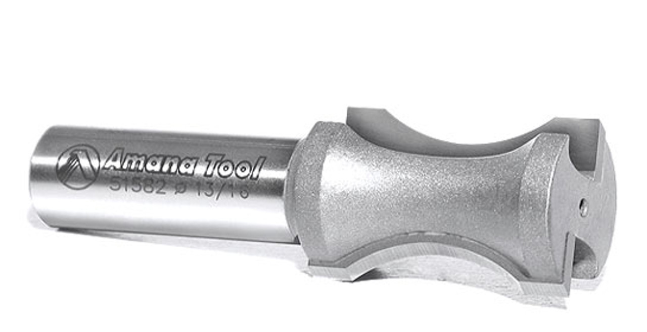 Bullnose Convex Edging Router Bits Carbide Tipped 2 Flute