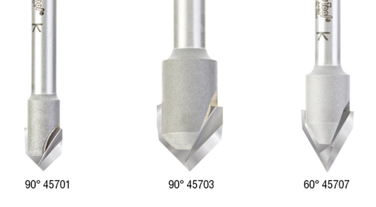 V-Groove Router Bits - Zero Point Carbide for Precision Cutting V-Groove Router Bits - Zero Point Carbide for Precision Cutting