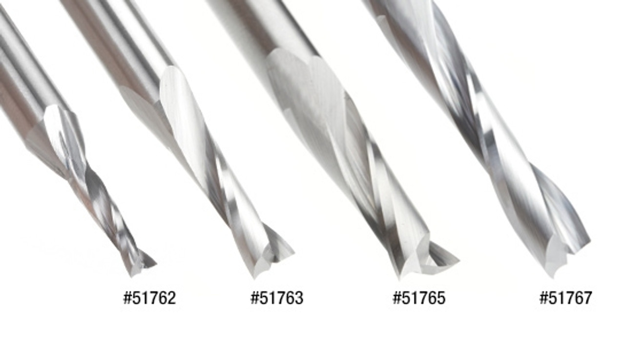 Cnc Plastic Cutting Router Bits Up Cut Spiral Flutes