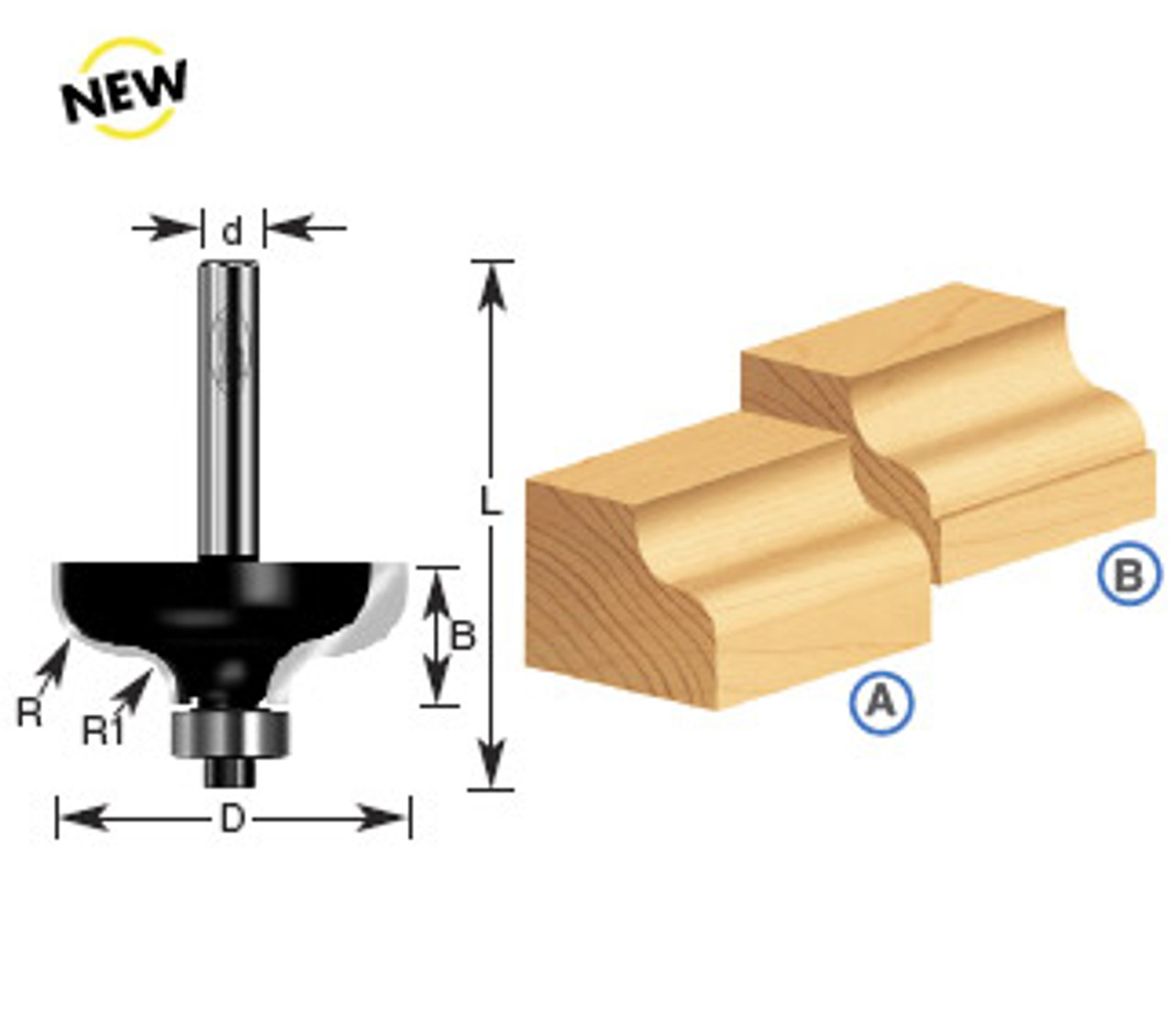 Ogee Router Bits For Moldings Economy Profile Tool