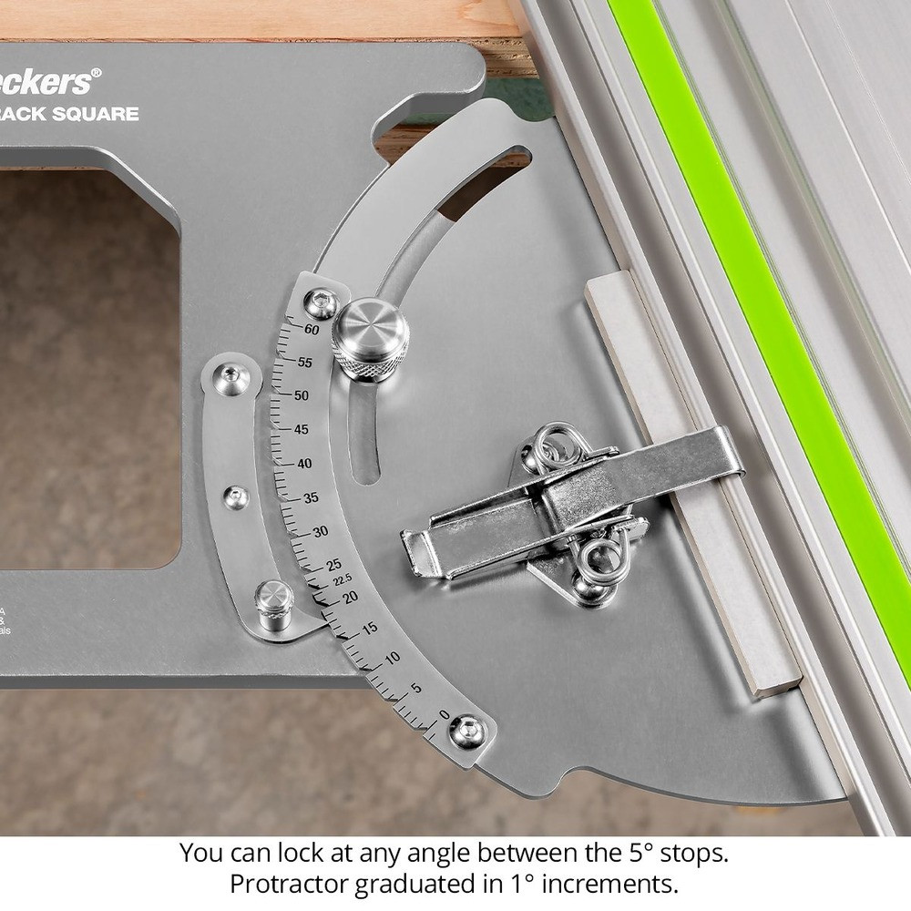 Track Saw Guide Square - Woodpeckers Precision Tools USA