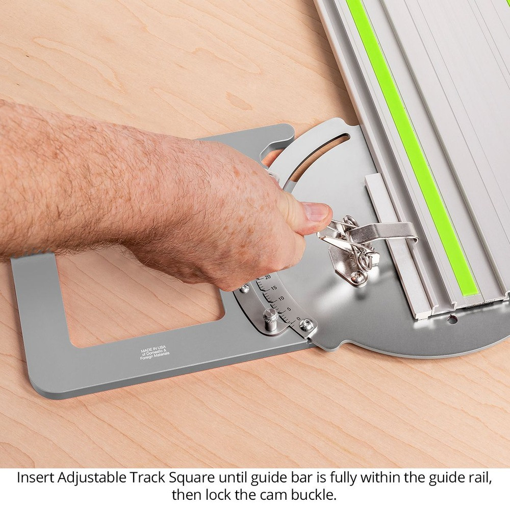 Track Saw Guide Square - Woodpeckers Precision Tools USA