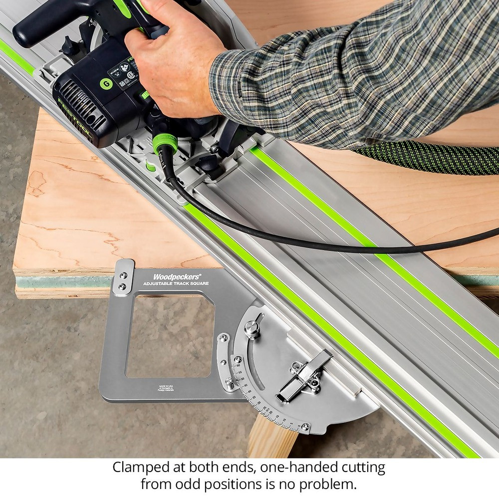 Track Saw Guide Square - Woodpeckers Precision Tools USA