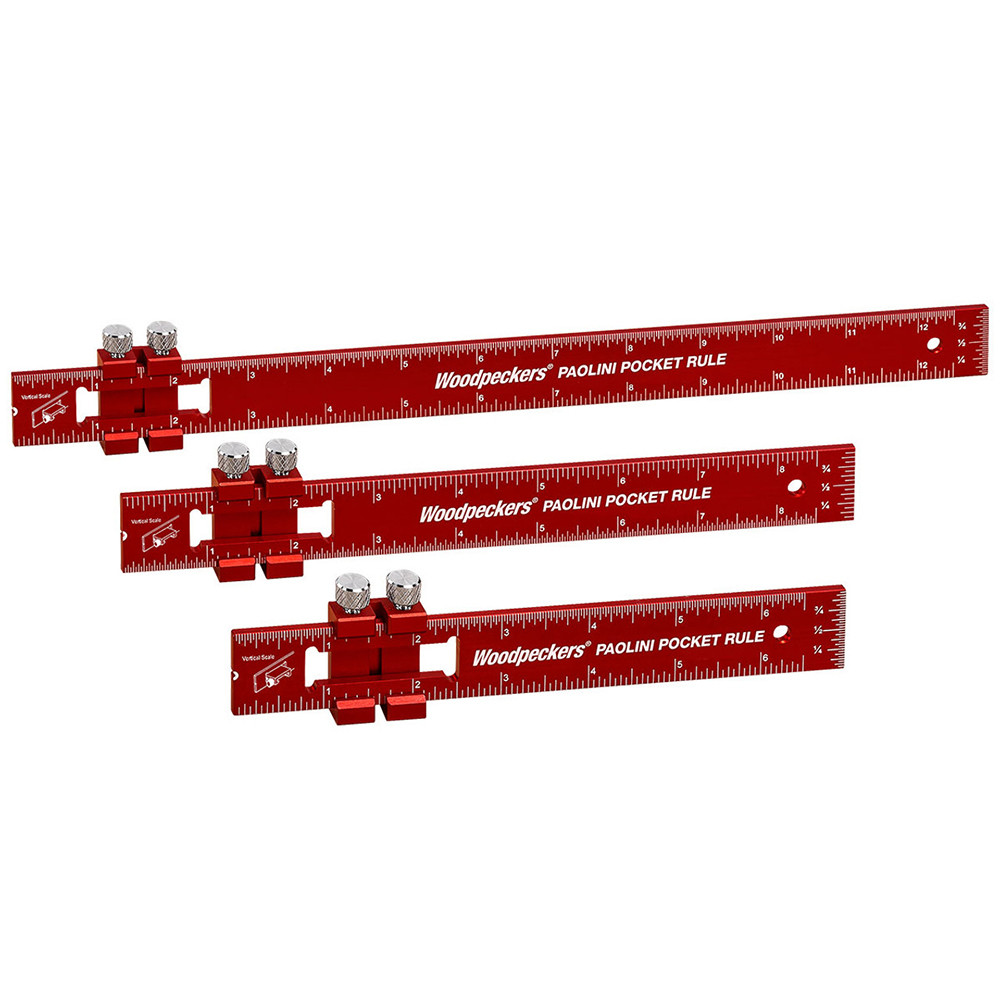 Precision Pocket Rule - Woodpeckers PPRSS-6150-19 Stainless Steel