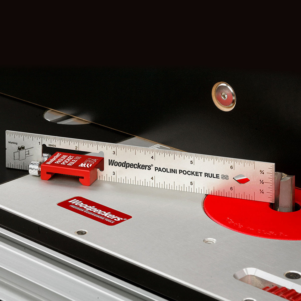 Precision Pocket Rule - Woodpeckers PPRSS-6150-19 Stainless Steel