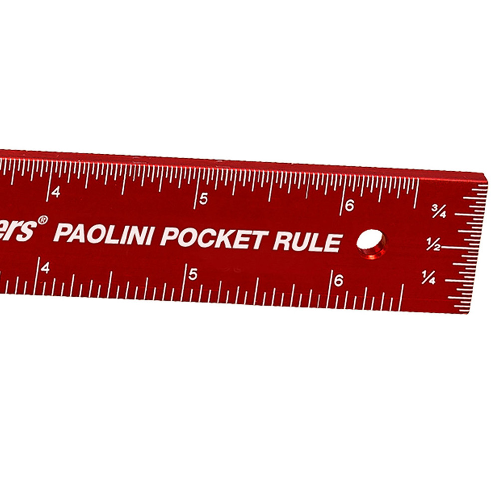 Precision Woodworking Rule - Woodpeckers PPRSS-6-19 Stainless Steel