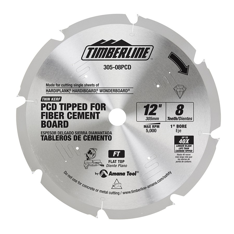 Timberline 305-08PCD Polycrystalline Diamond (PCD) Tipped 12 D x 8T x ...