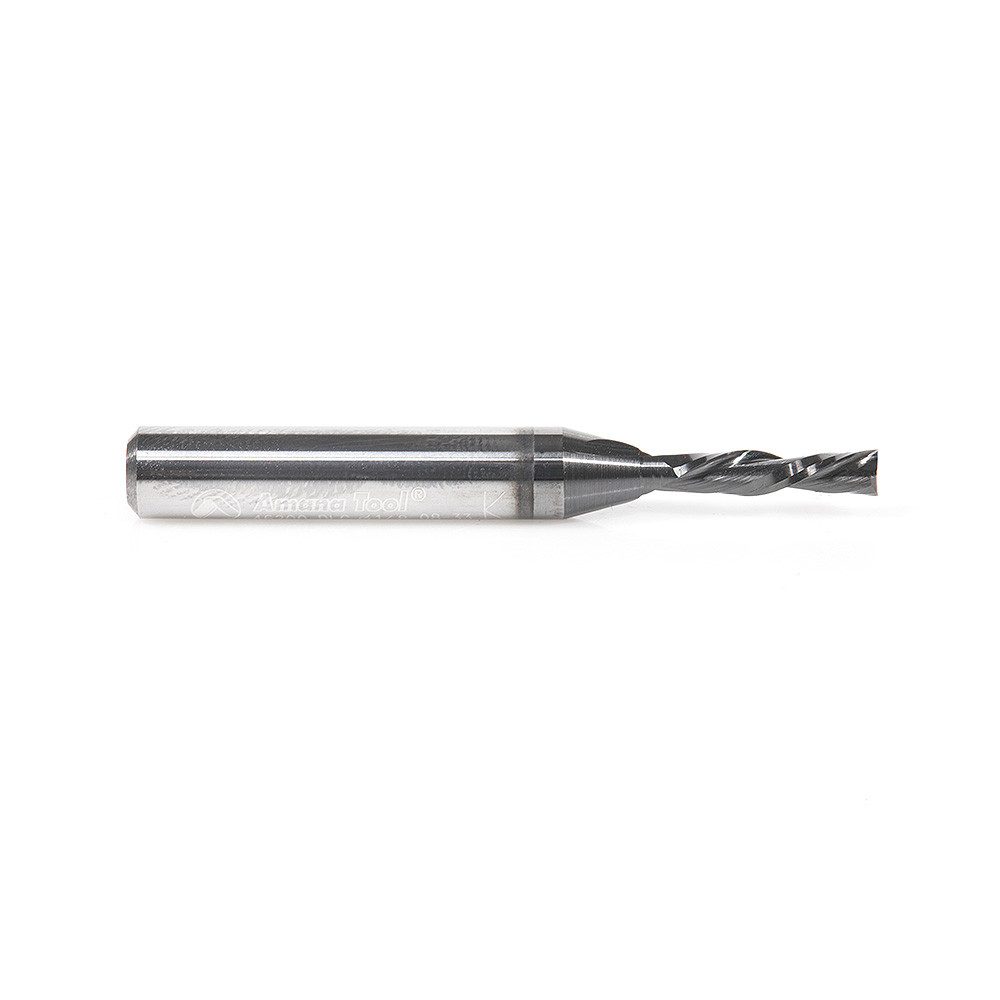Spiral Up-Cut Router Bit Amana Tool 46200-DLC 1/8" Diameter x 2 Flute ...