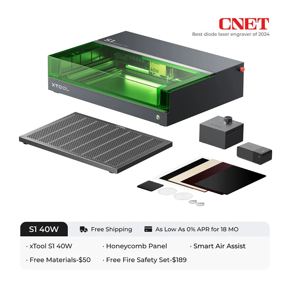 xTool S1_40W Laser Cutter - P1030493