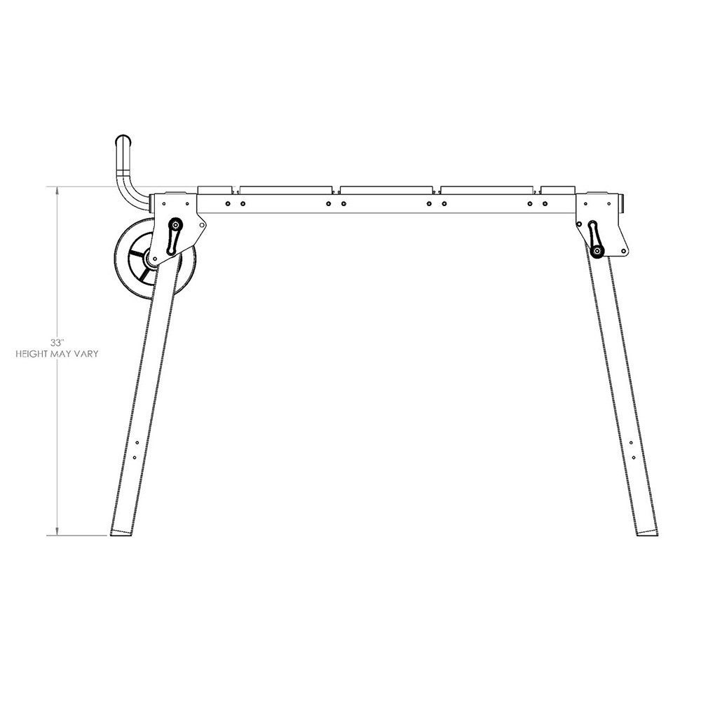 Folding Stand Legs - Durable & Portable Kit