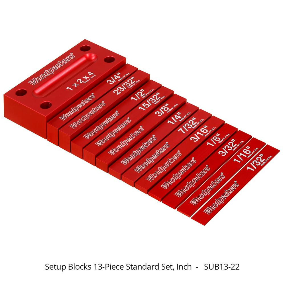 Woodpeckers Setup Blocks 19-Piece Expansion Set