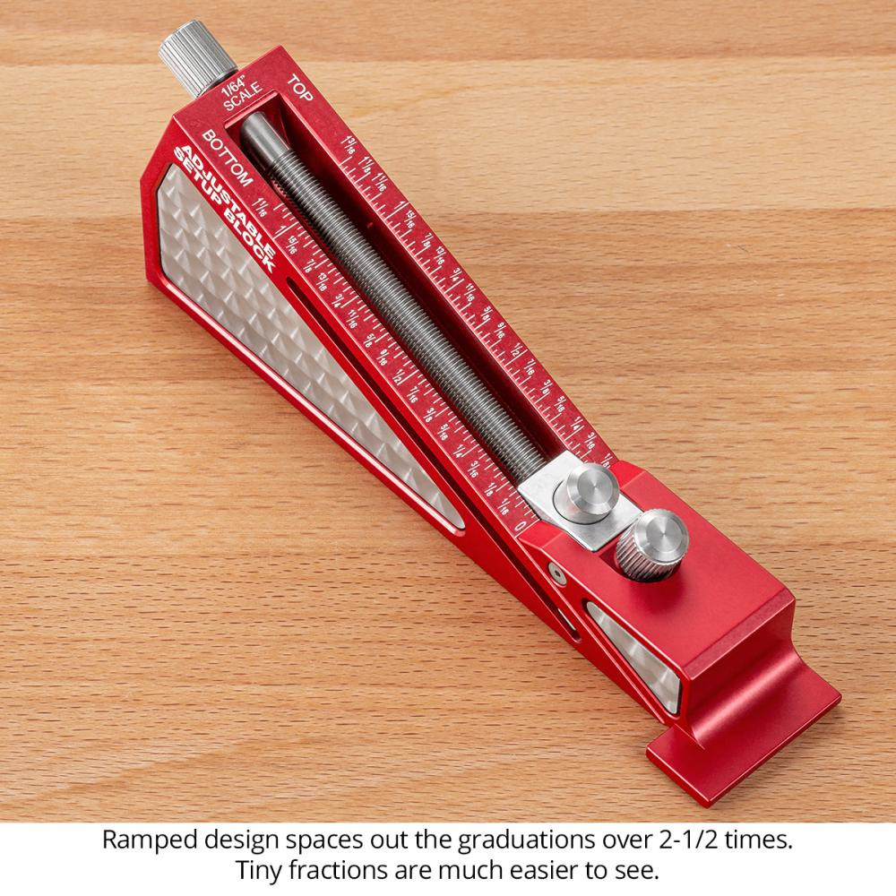 Adjustable Setup Block - Woodpeckers ADJSU-M-23