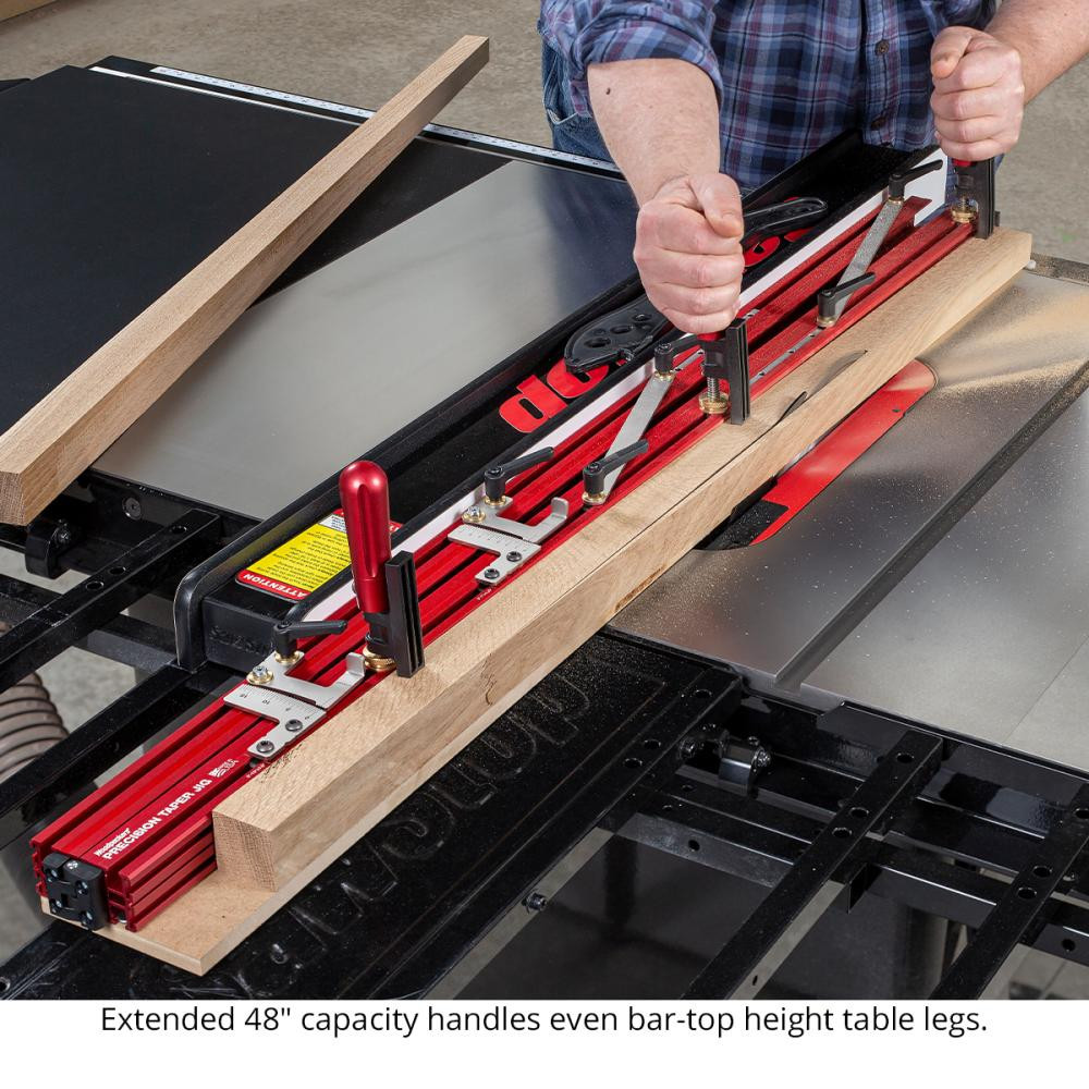 Precision Taper Jig - Woodpeckers PTJ-CH Clamping Handle