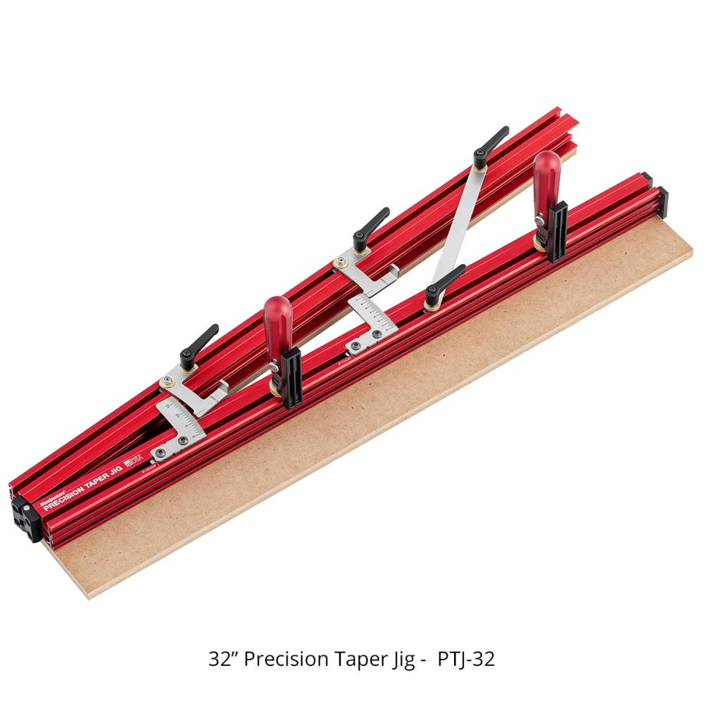 Precision Taper Jig 16in - Woodpeckers PTJ-MDF16 Replacement