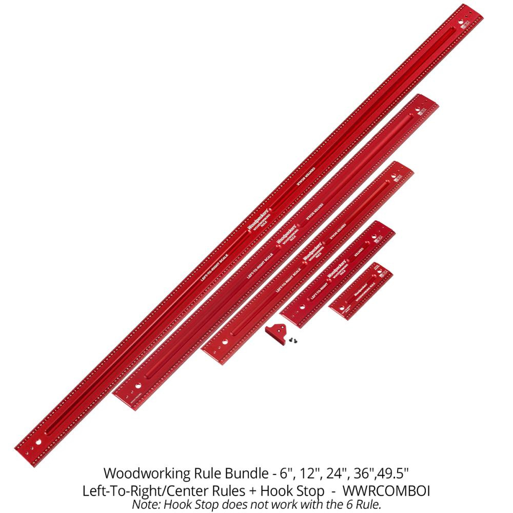 Woodworking Rule 36 Inch - Woodpeckers WWR-036036
