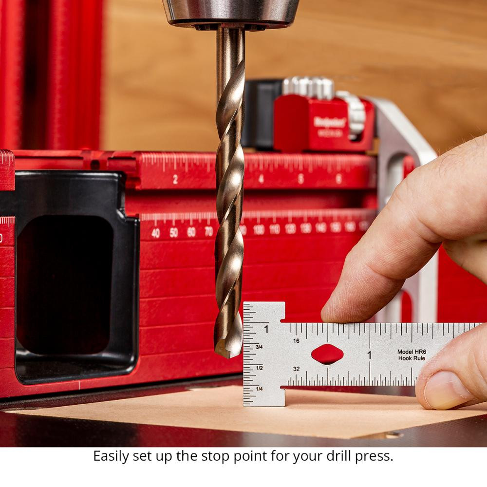 Precision Measuring Tools - Woodpeckers HR06-20 Hook Rule