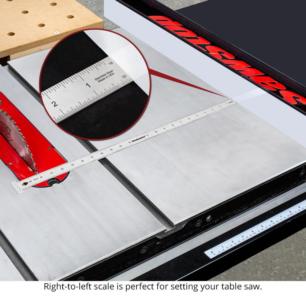 Precision Measuring Tools - Woodpeckers HR06-20 Hook Rule