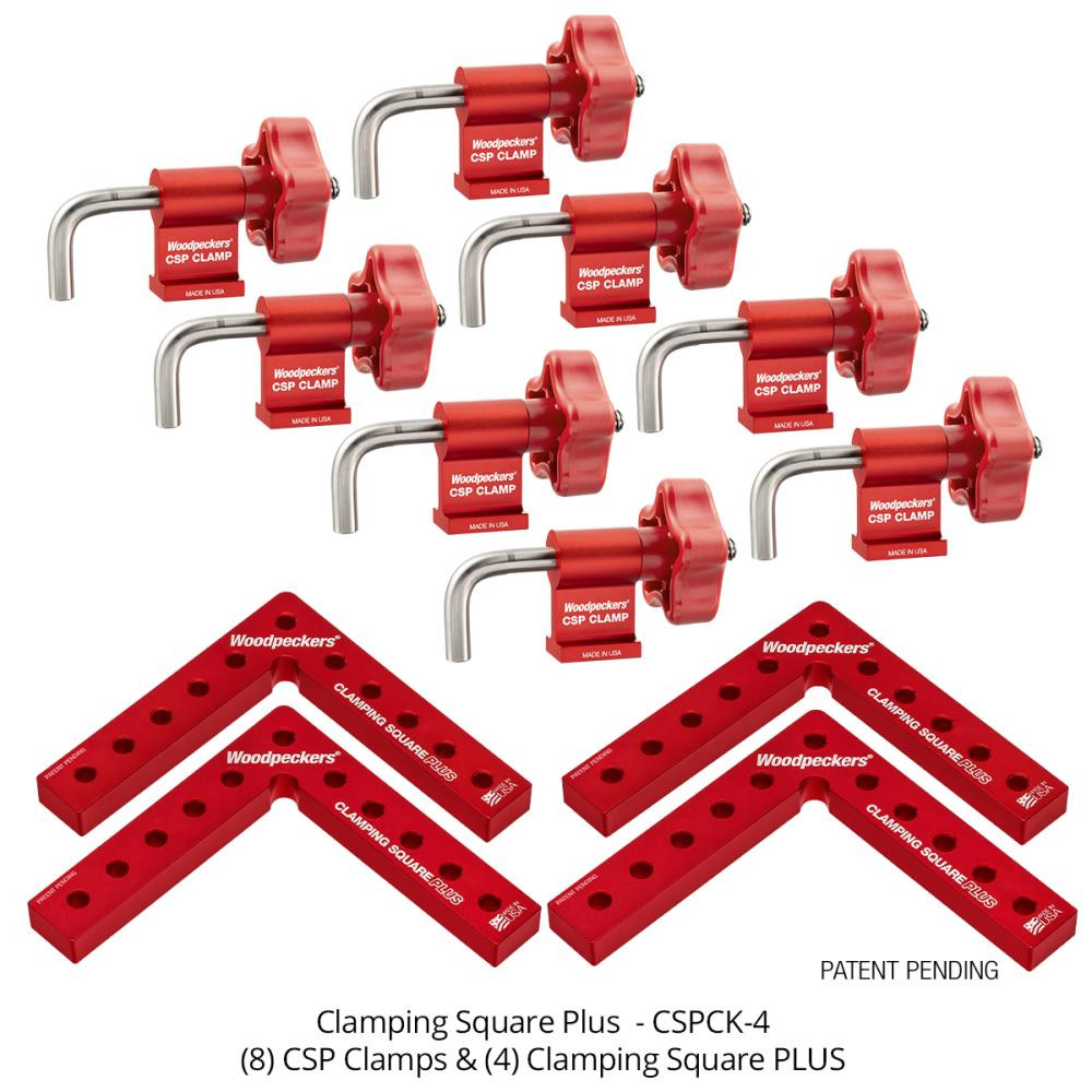 Woodpeckers Clamp Square PLUS & CSP Clamps Set