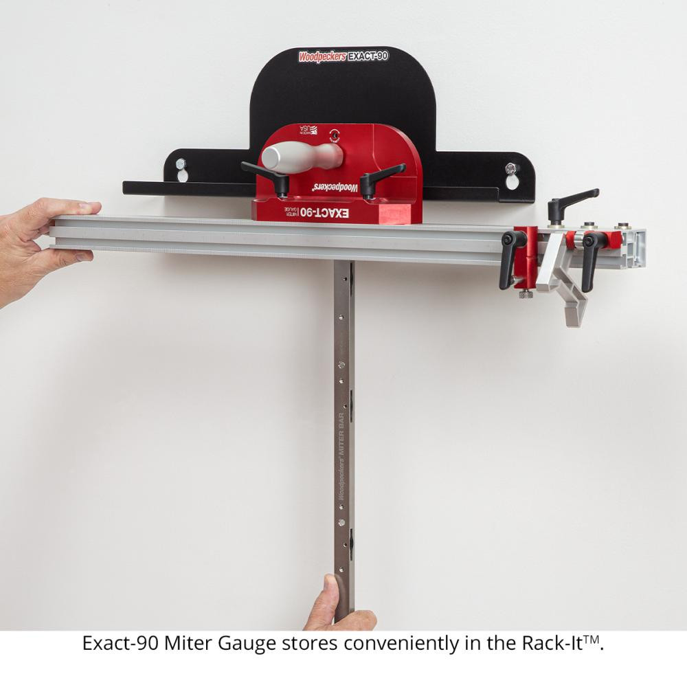 Woodpeckers Exact-90 Miter Gauge E90-RI - Rack-It