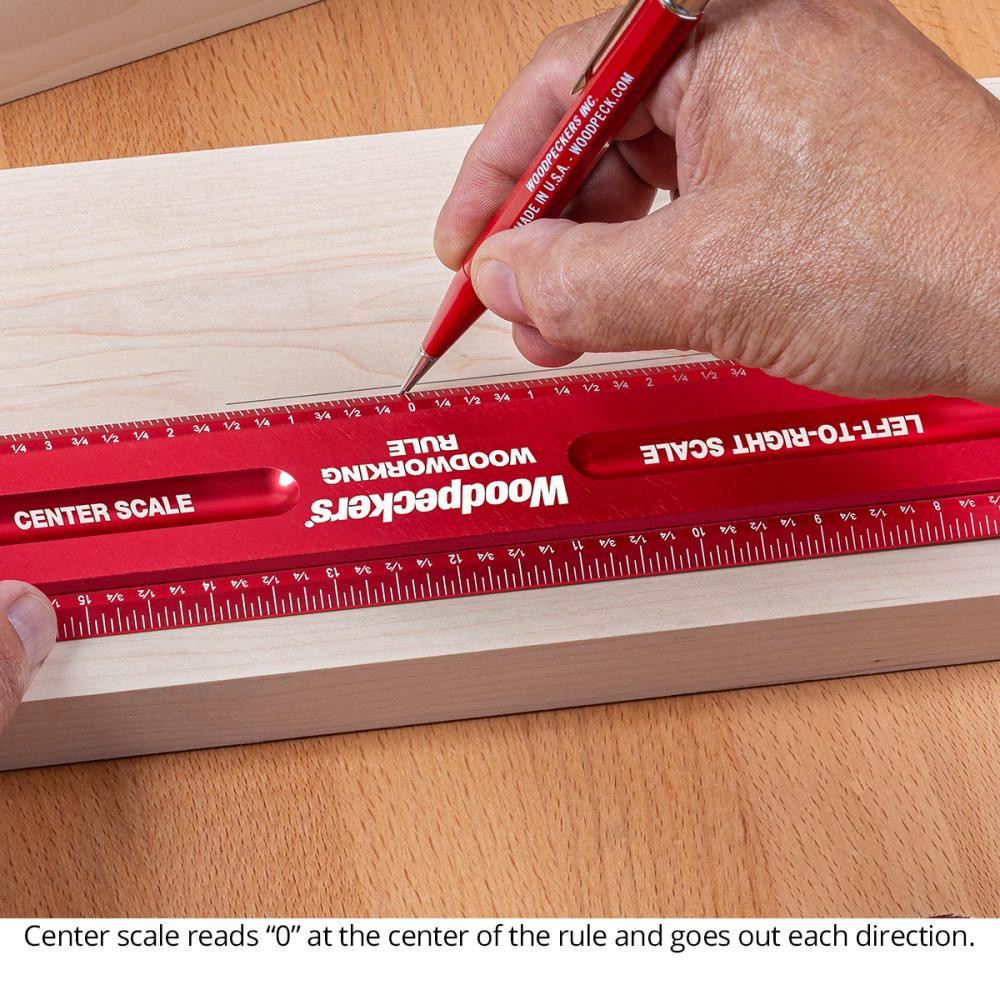 Woodworking Rules Bundle - Woodpeckers Metric Set