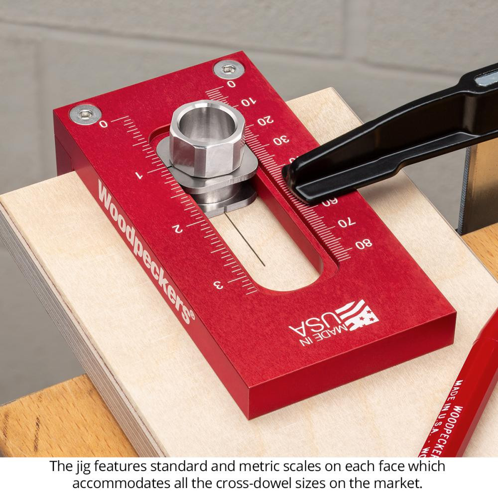 Cross Dowel Jig Kit - Woodpeckers UCDJ14 Basic
