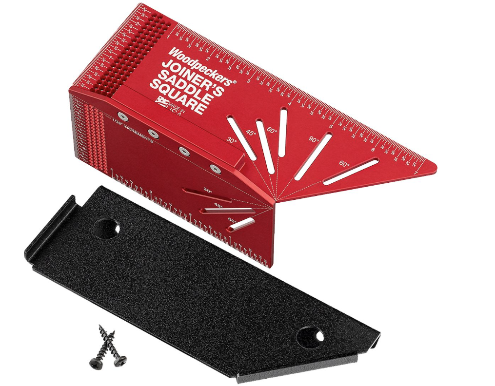 Precision Woodworking Joiner's Saddle Square w/ Rack-It-Inch JSS-I-2024