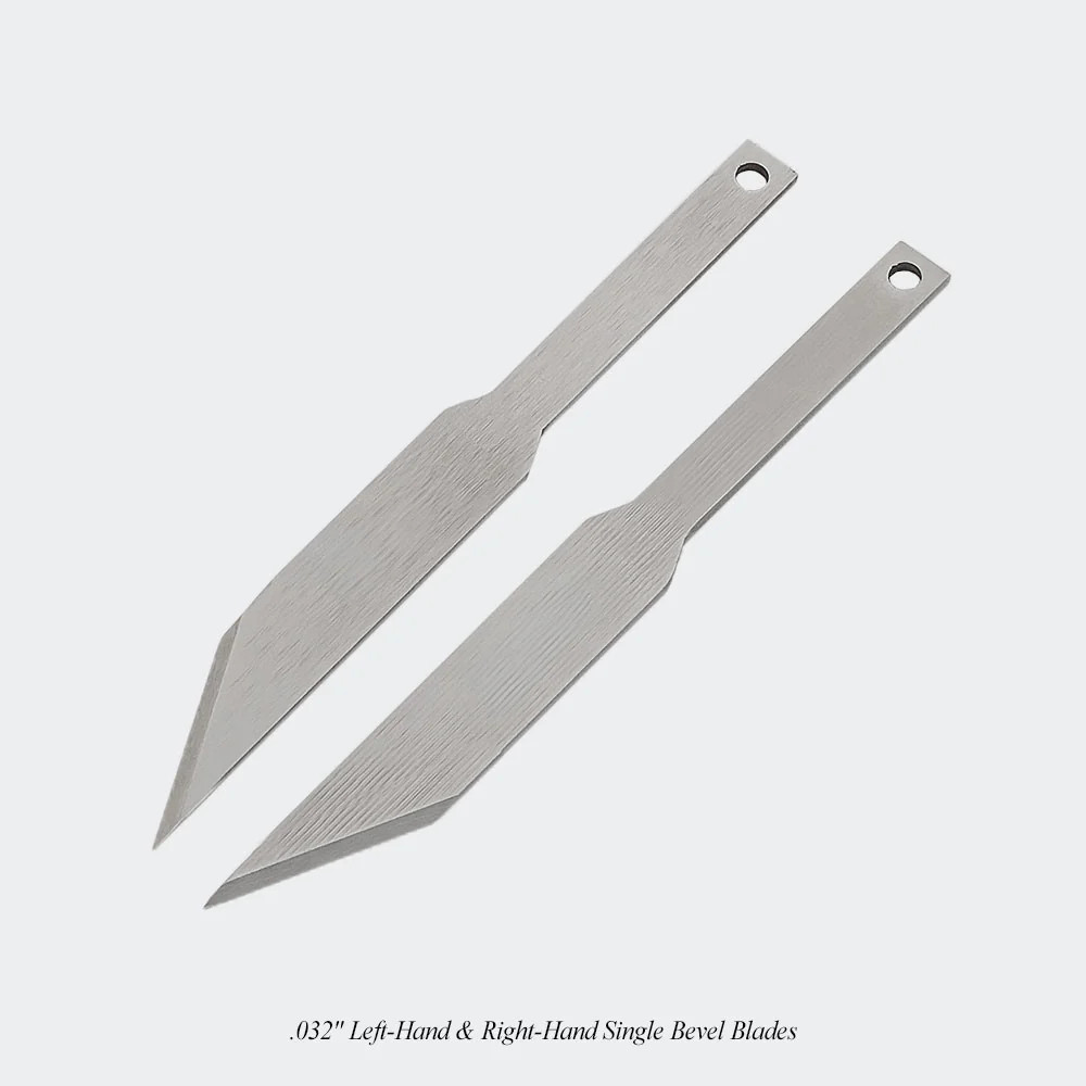Blue Spruce Marking Knife Set - Curly Maple, Stainless